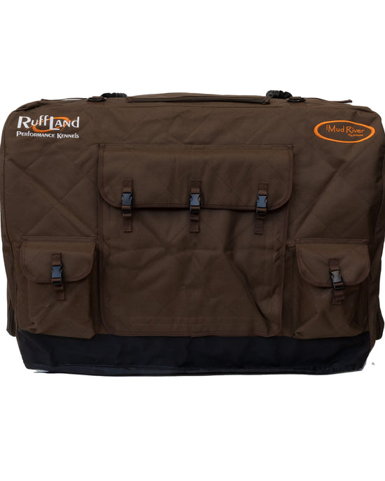 Double Door Kennel Cover by Mud River – RuffLand® Kennels - RuffLand ...