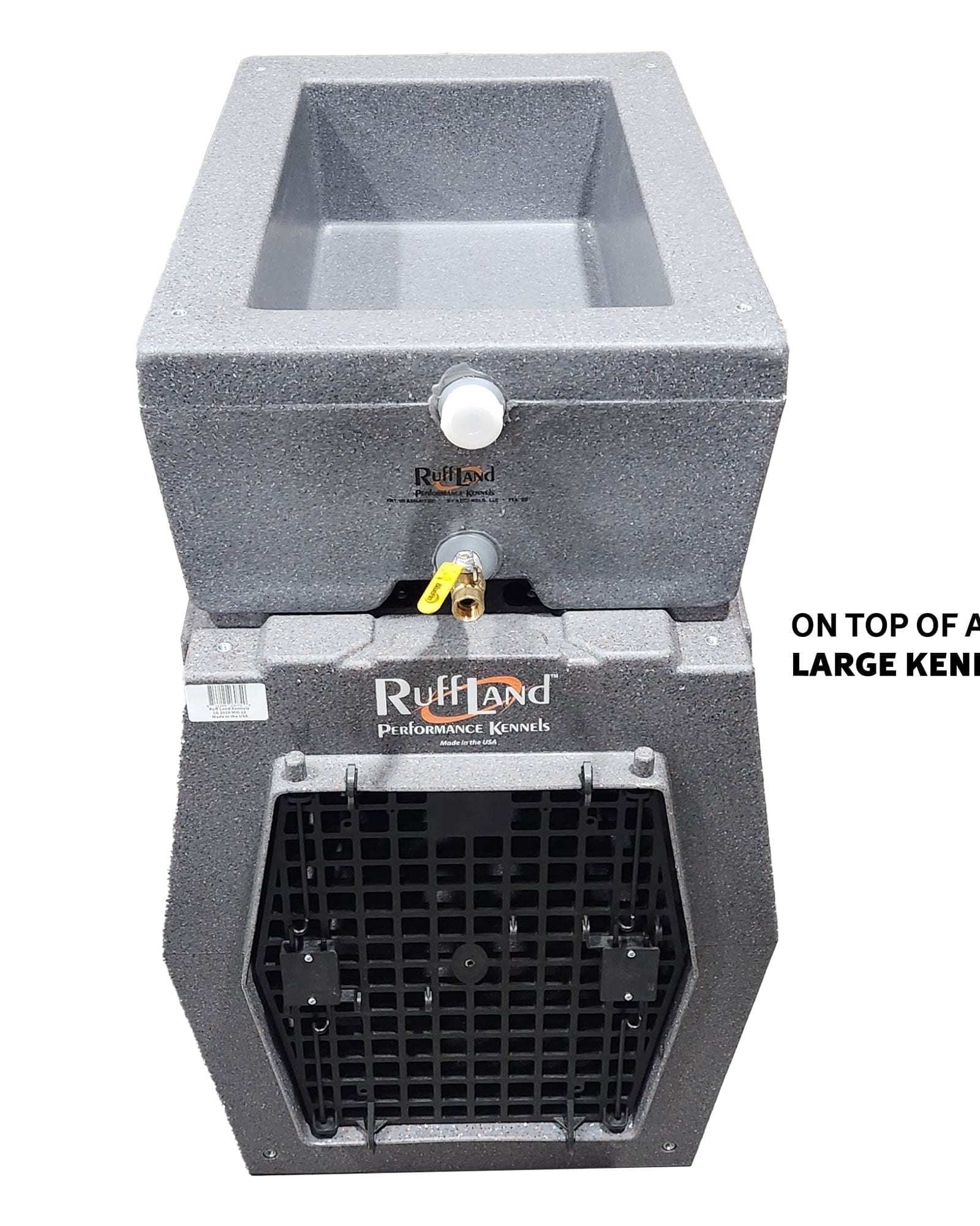 WaterTopper™ for Ruff Land™ Kennels - Water & Gear Storage - RuffLand ...